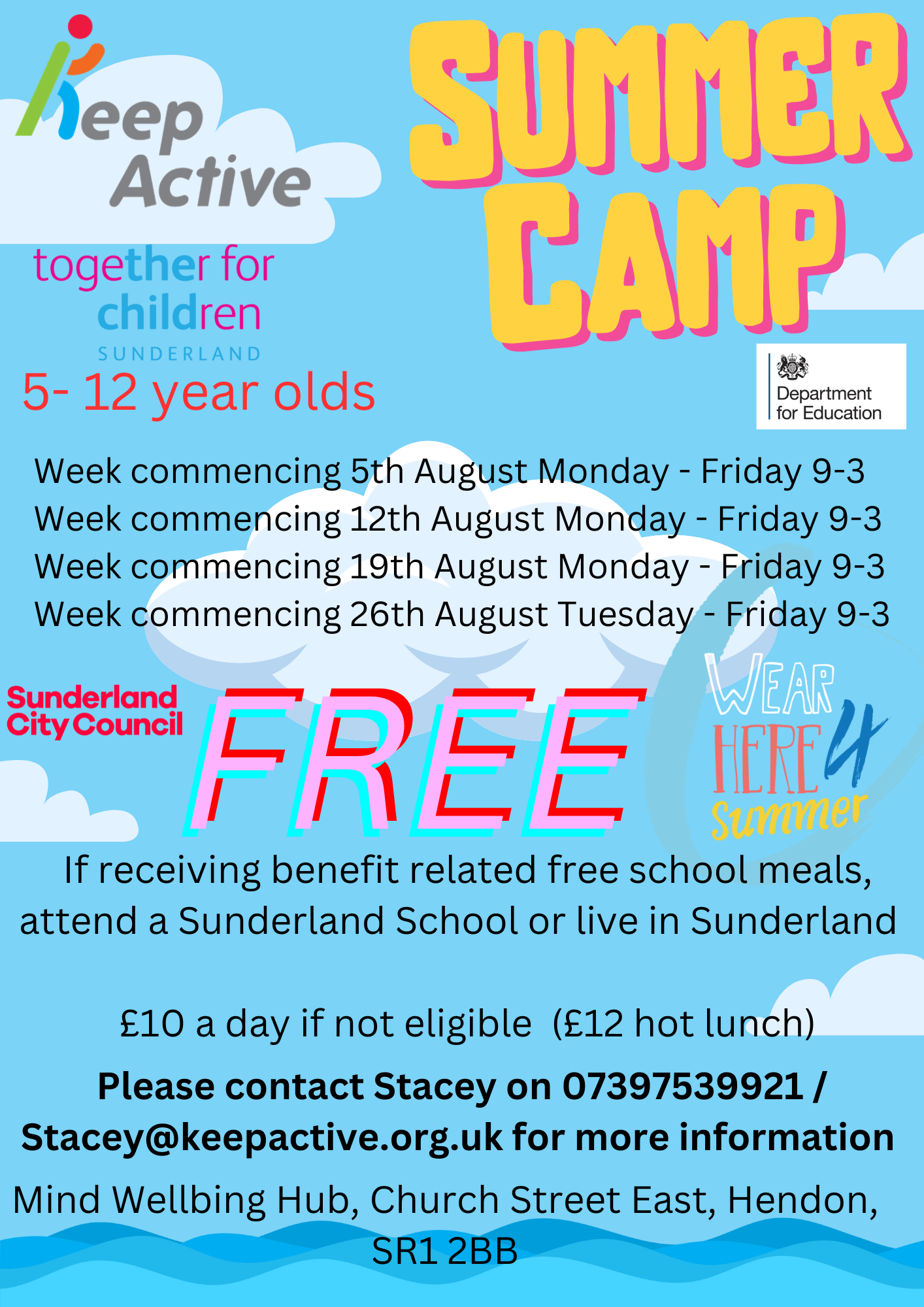 School holiday camps - Keep Active